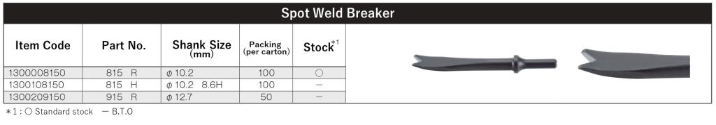 Spot Weld Breaker | Kansai Kogu Manufacturing